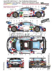 KMP Kool Models Production TK24225: Transkit 1/24 scale - Audi R8 LMS GT3 EVO II - for Nunu ...